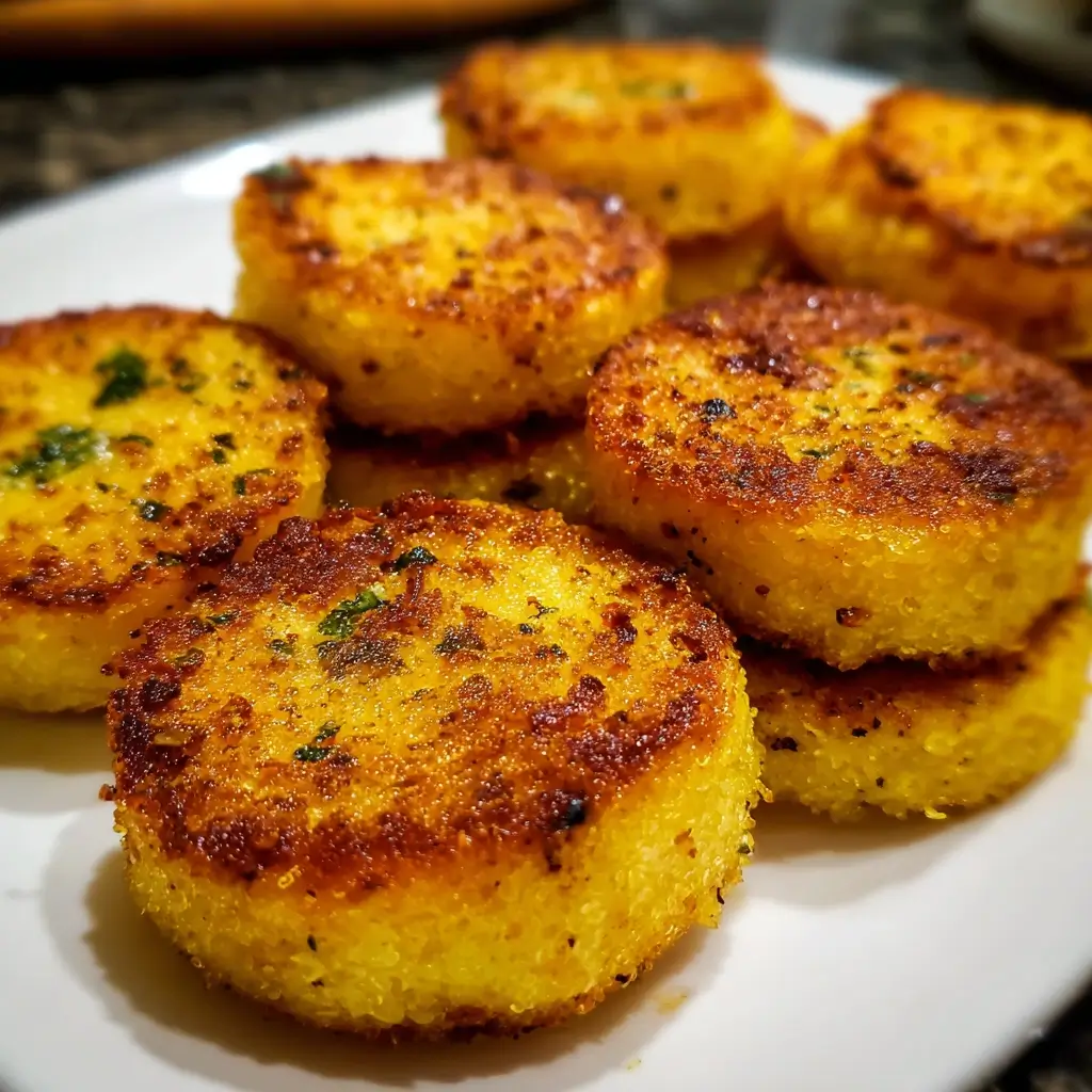 Crispy Baked Polenta Rounds Recipe - Meal Prepedia